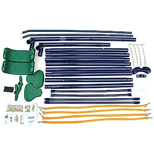 Swing Sets for Backyardfor Kids,Toddlers,3-in-1 Heavy Duty Metal Swing Frame w/A-Shaped Stand, Swing, Glider, Gym Rings, Play Equipment for Gifts,440LBS Playground Activity Playset with Swing Seat