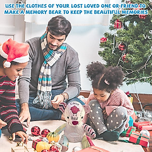 10 PCS Memory Bear Template Ruler Set — Memory Bear Patterns for Sewing Quilting Templates, Acrylic Quilting Rulers and Templates for Sewing Bear Pattern Memories Home Sewing Art Craft (12 inch)