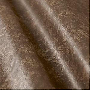 Plastex Faux Leather Buffalo, Camel Print 5 Yards