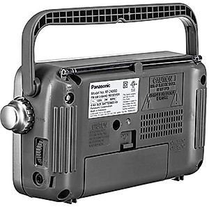 Panasonic Rf-2400D Am/FM Radio, Silver/Grey