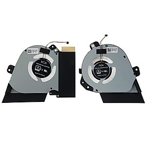 Replacement CPU GPU Cooling Fan for Asus ROG Zephyrus GU502DU GA502IU GA502IV 5V 0.5A 13NR03V0T02011 13NR0210T01111 13NR0210AM0901 DFS5K12304363C DFS5K12115491P