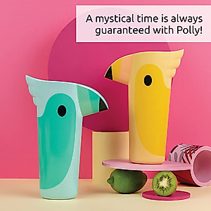 Polly Toucan Pitcher 25 Oz Yellow by OTOTO - BPA free Water Pitcher - 2 Litre (25 Oz) Pitchers for Iced Tea