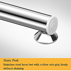 ZBYL Metal Clothes Rack Garment Wardrobe Rack, Mobile Free Standing Clothing Rolling Rack with Wheels, Portable Laundry Hanging Organizer Rack with Bottom, Retractable 120-200cm