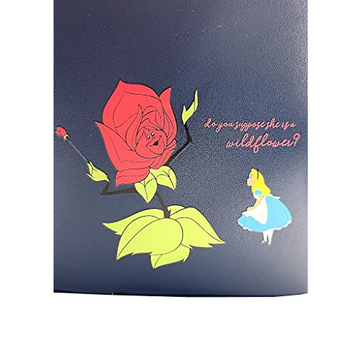 Loungefly X LASR Exclusive Disney Alice in Wonderland Golden Afternoon AOP Mini Backpack - Fashion Cute Purses Backpacks