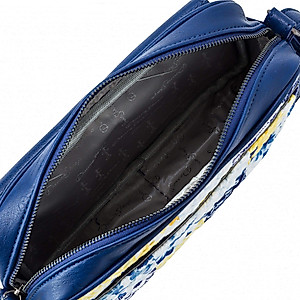 Donna Sharp Allison Hipster Crossbody in Cobalt Sun - Great for Travel and Special Outings