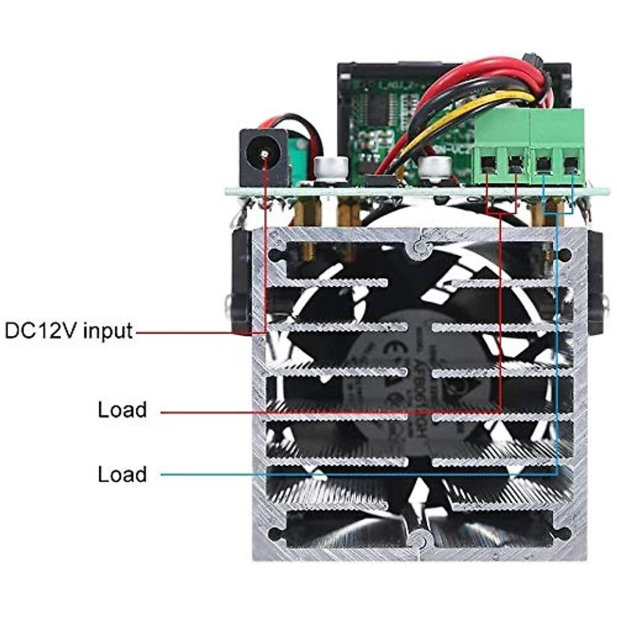 ZYM119 Electronic Load - 12V 100W Electronic Load Discharge Digital Battery Capacity Tester Testing Module Dc Circuit Board