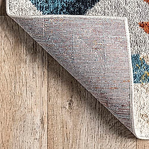 nuLOOM Allegra Southwestern Machine Washable Area Rug, 8' x 10', Multi