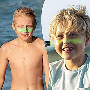 Sun Zapper Zinc Oxide Mineral Sunscreen Stick – SPF 50+ Water Resistant – 4-Pack (Pink, Blue, Green, Yellow) Rainbow Pack – For Face & Body – Made in Australia