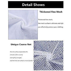 Debaoniu Mesh Laundry Bag - With Drawstring,19.6×27.5 inch Large Laundry Bra Underwear Products Laundry Bags Baskets Mesh Bag Household Cleaning Tools Accessories Laundry Wash Care (Coarse Mesh-2PCS)