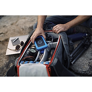 G-Technology 1TB G-DRIVE ev RaW SSD Portable External Storage with Removable Protective Rubber Bumper - USB 3.0 - 0G04759-1