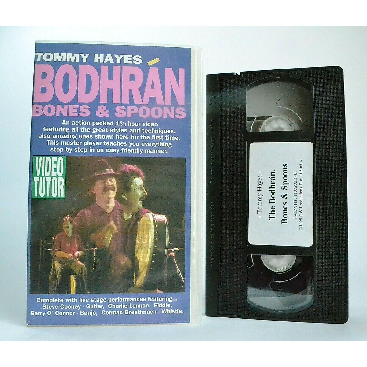 Tommy Hayes - Bodhran Bones & Spoons (VHS)