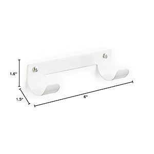 HOMZ T-Leg Ironing Board Holder, White, Mounting Hardware Included