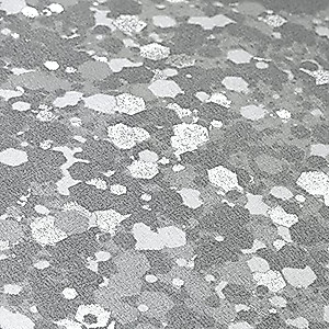 Lush Decor Glitter Ombre Metallic Print Shower Curtain, 72" x 72", Blush & Gray