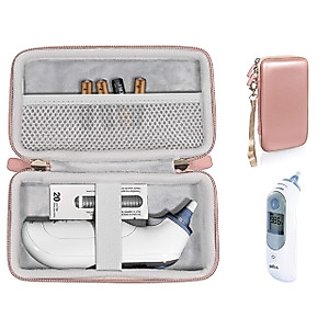 CaseSack Case for Thermometer Like Braun ThermoScan 7, 7+, 5 IRT6500, 3 Braun Digital Ear Thermometer, iHealth, MILDSIX, KDT, EasyEast, CandyCare, Health & Health, LAMIG, Hugum, GoodBaby