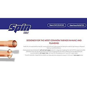 SPIN F5000 5-Piece Drill Bit Flaring Set 1/4, 3/8, 1/2, 5/8, 3/4-Inch