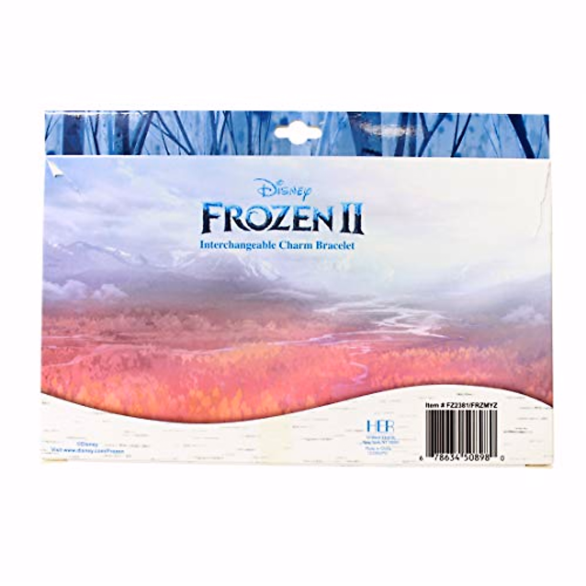 Frozen 2 Girls Add A Charm Bracelet Gift Set 6pc