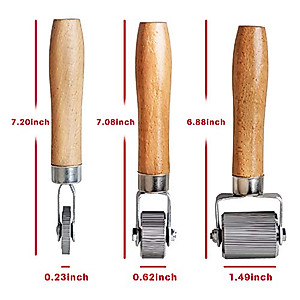 Car Sound Deadening Roller Metal Installation Tool 3 Pcs for Auto Noise Roller Car Sound Deadener Application Installation Tool Rolling Wheel Interior Accessories