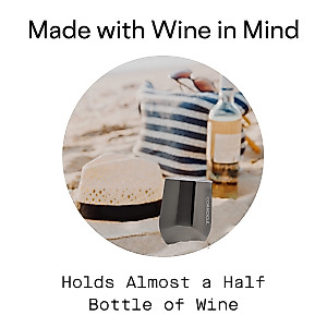 Corkcicle Stemless Glass, Stainless Steel, Triple Insulated (Gunmetal, 12oz/355ml)