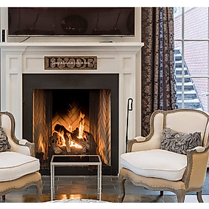 Fire Poker for Fire Pit. Fireplace Poker with Upgrade Removable Design. Premium Solid Steel Fire Pit Poker is The Best Fire Pit Accessories for Fireplace Camping Wood Stove Indoor and Outdoor Black