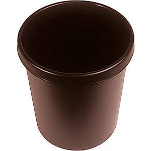 Helit H6106175 Large Waste Bin 30 L, Brown