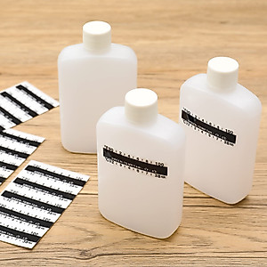 23 Pieces Urine Test Complete Kit Include 3 Pcs Synthetic Urine Bottles with 20 Pcs Temperature Test Papers, Portable Travel Bottle Adhesive Urine Test Strip Sticker for Urine Testing