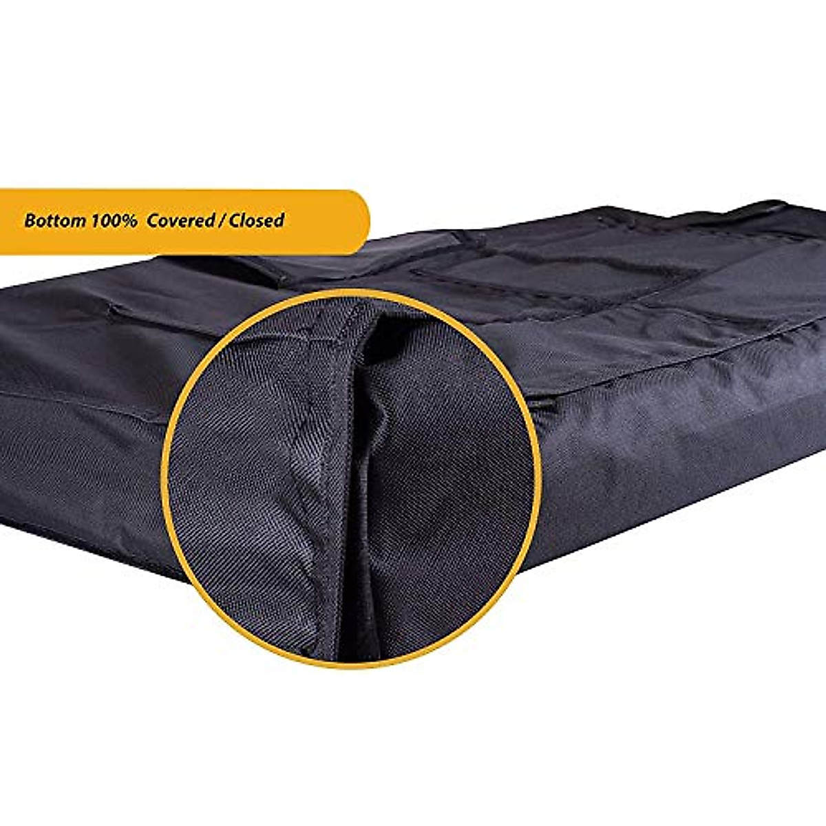 Outdoor TV Cover 50" - 52" - with Bottom Cover - The Weatherproof and Dust-Proof Material with Free Microfiber Cloth. Protect Your TV Now!