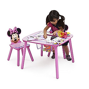 Disney Minnie Mouse Storage Table and Chairs Set Delta Children