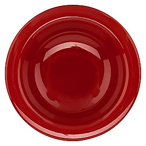 GET B-454-CR Melamine Narrow Rim Fruit/Dessert Bowl, 4.5 Ounce, Cranberry (Set of 12)