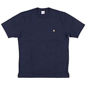 Brooks Brothers Mens Original Crew T-Shirt (X-Small, Navy Blue)