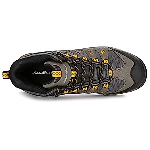 Eddie Bauer Mont Lake Hiking Boots for Men | Waterproof, Multi-Directional Lugs, Stylish & Protective Design Traction Outsole Memory Foam Insole