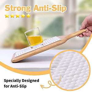 Shelf Liners for Kitchen Cabinets Non Adhesive Shelf Liner Paper Non-Slip Thickened Drawer Liner Easy to Clean for Tool Box Refrigerator with Knife and Tape Measure, Gold Geometric, 11.8 x 118 in