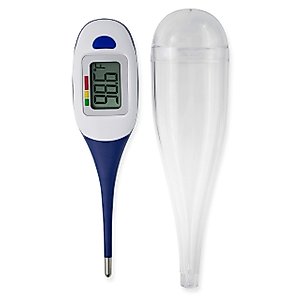 Apex Large Face LCD Fast Read Digital Thermometer for Adults and Children - Instant Read Thermometer for Fever Detection with Quick 10 Second Read Time (Packaging May Vary) (Pack of 2)