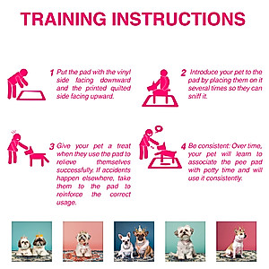 PUPIBOO Washable Pee Pads for Dogs - Super Absorbent Reusable Puppy Training Pads - 100% Waterproof, Leak-Proof & Non-Slip Whelping Pads for Pet Housebreaking