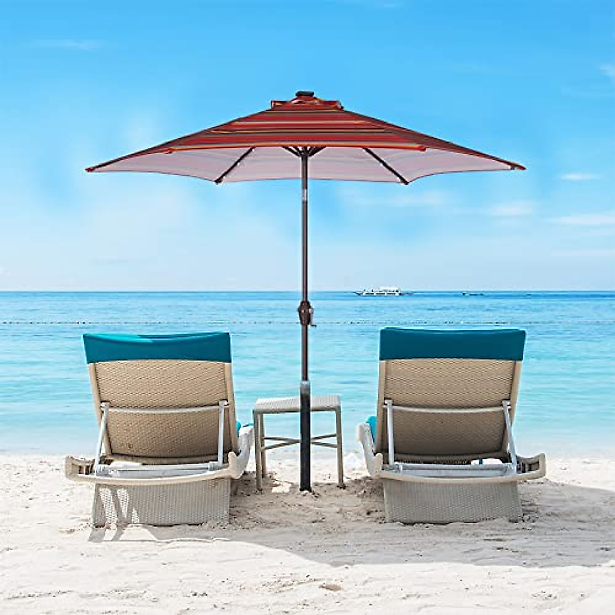 patio umbrella rectangular Outside Shade patio table umbrellas Windproof sunbrella umbrellas outdoor umbrella for patio portable navy blue patio umbrella for backyard garden deck picnic