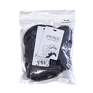 SWACC Short Messy Curly Dish Hair Bun Extension Easy Stretch hair Combs Clip in Ponytail Extension Scrunchie Chignon Tray Ponytail Hairpieces (Grey)