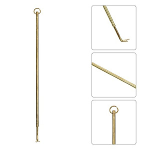 Mipcase Bird Poop Remover Scrapers Pet Poop Cleaning Tool Small Animals Cage Cleaner with Long Handle for Food Bowl Dishes Bottles Perch Stand