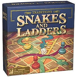 Snakes & Ladders 13.5”x13.5” Board Gamefor 6 years