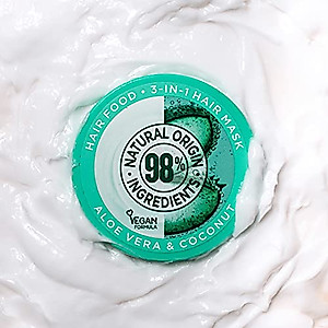 Garnier Ultimate Blends Hair Food, Aloe Vera 3-in-1 Normal Hair Mask Treatment, 390 ml