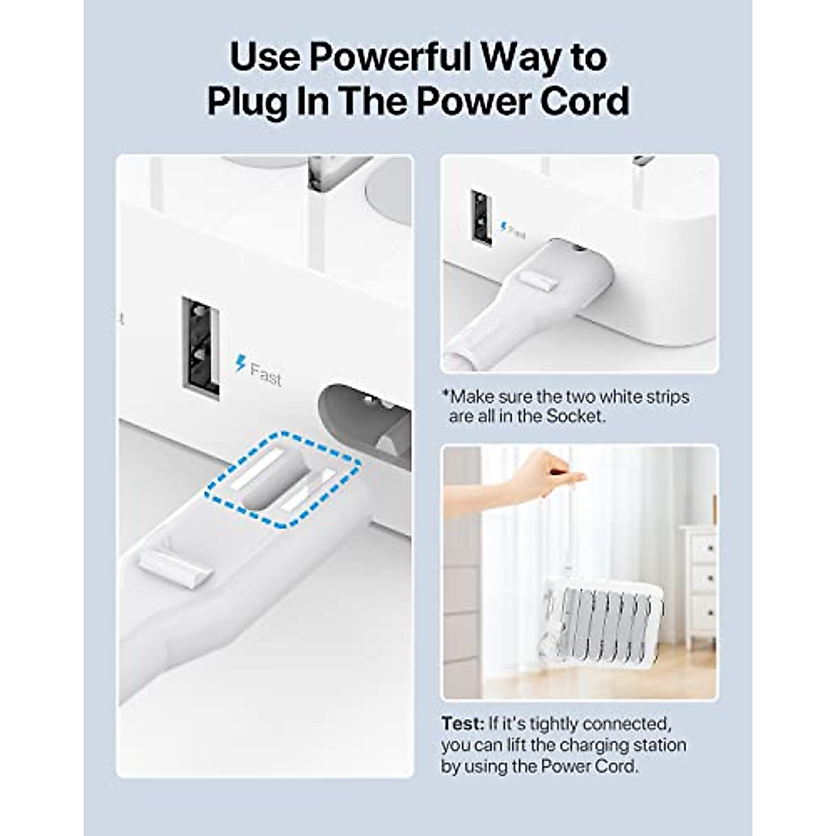 SooPii 60W 6-Port Charging Station for Multiple Devices, PD 20W USB C Fast Charging for lPhone 14/13/12,6 Short Cables Included, 2 in 1 Holder,for Phones,Tablets and Others,White