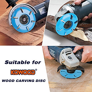 KOWOOD 4-1/2" 5" 5pcs Angle Grinder Flange Nuts with Spanner Compatible for Dewalt Makita Angle Grinder Flange with 5/8"-11 threaded shaft