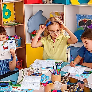 Faccito 24 Pcs Train Coloring Books Bulk Party Favors Trains Mini DIY Art Drawing Book, Drawing DIY Art Painting Color Booklet Goody Bags Fillers Games Party Favors