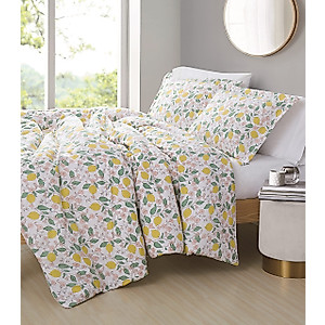Brooklyn Loom Lemon Verbena 3-Piece Full/Queen Duvet Cover Set (DCS3577FQ-1800)