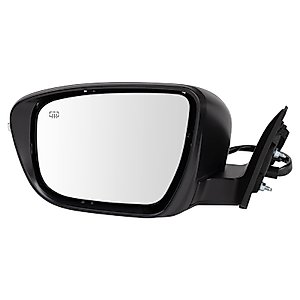 TRQ Left Mirror Drivers Side Compatible with 2016-2020 Nissan Rogue NI1320289