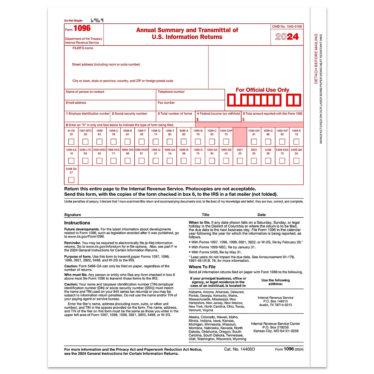 1099 MISC Forms 2022, 4 Part Tax Forms Kit, 25 Vendor Kit of Laser Forms Designed for QuickBooks and Accounting Software, 25 Self Seal Envelopes Included