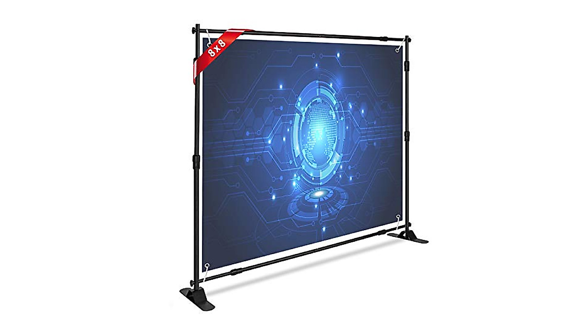 Heavy Duty Photo Backdrop Stand for Trade Shows & Events