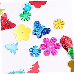 COHEALI 50 Grams Sequin Craft Mix Sequin Confetti Mix for Projects Assorted Glitter Sequins Sequins for Decor