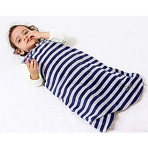 ililmmoe Baby Sleep Sack 3-6 Months Swaddles 0-36months Sleep Bag Sleeveless Warm Soft Wearable Blankets Tog1.5 Navy/L