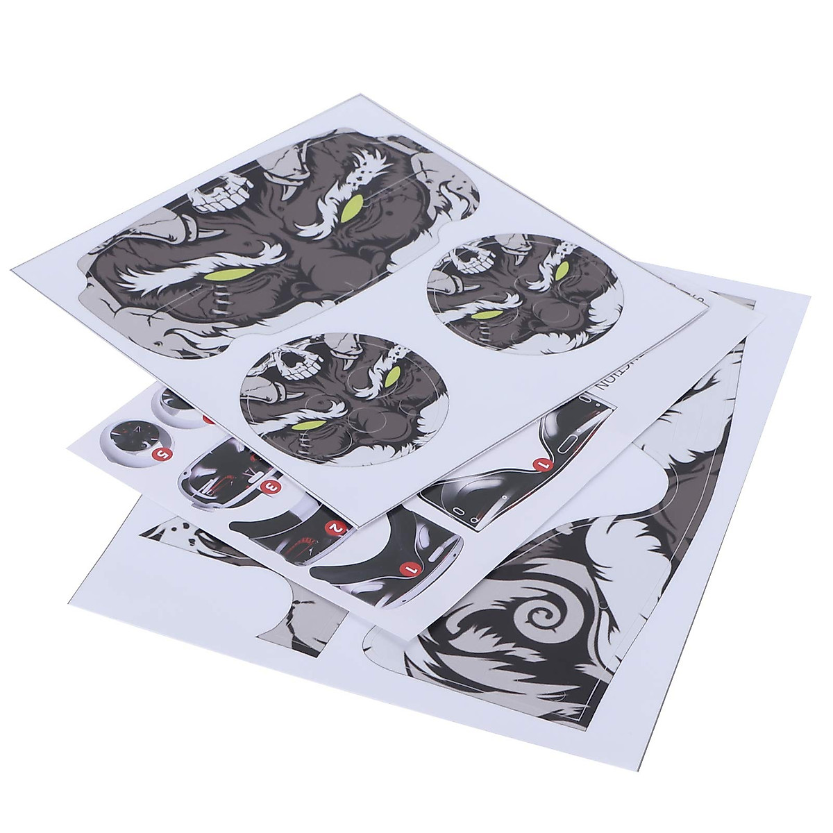 Eboxer VR Glasses Skin Sticker for Oculus Quest 2, VR Headsets and Controller Sticker for Oculus Quest 2 Protective Decal, Virtual Reality Protective Accessories (Dark Lord)