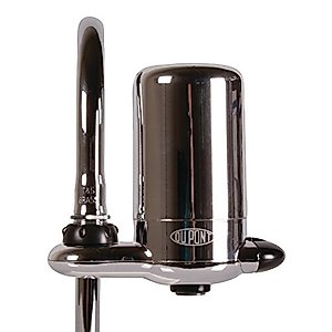 DuPont WFFM100XCH Premier Faucet Mount Water Filter, Chrome