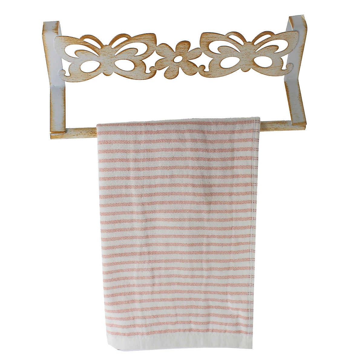 Kitchen Towel Holder Over Door Towel Rack Cabinet Towel Holder Kitchen Towel Rack for Dish Towel Hand Towel Bathroon Doors